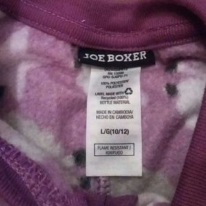 Joe Boxer | Pajamas | Cozy Girls One Piece Pajamas | Poshmark